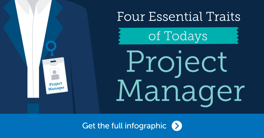 The four essential traits of today's project manager infographic | EAB