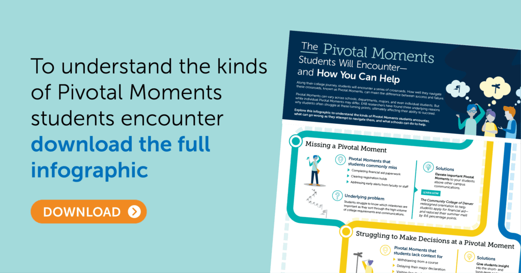 How schools can help students navigate pivotal moments | EAB