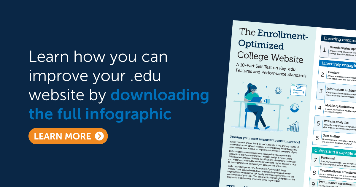 Optimizing your college website to reach enrollment goals | EAB