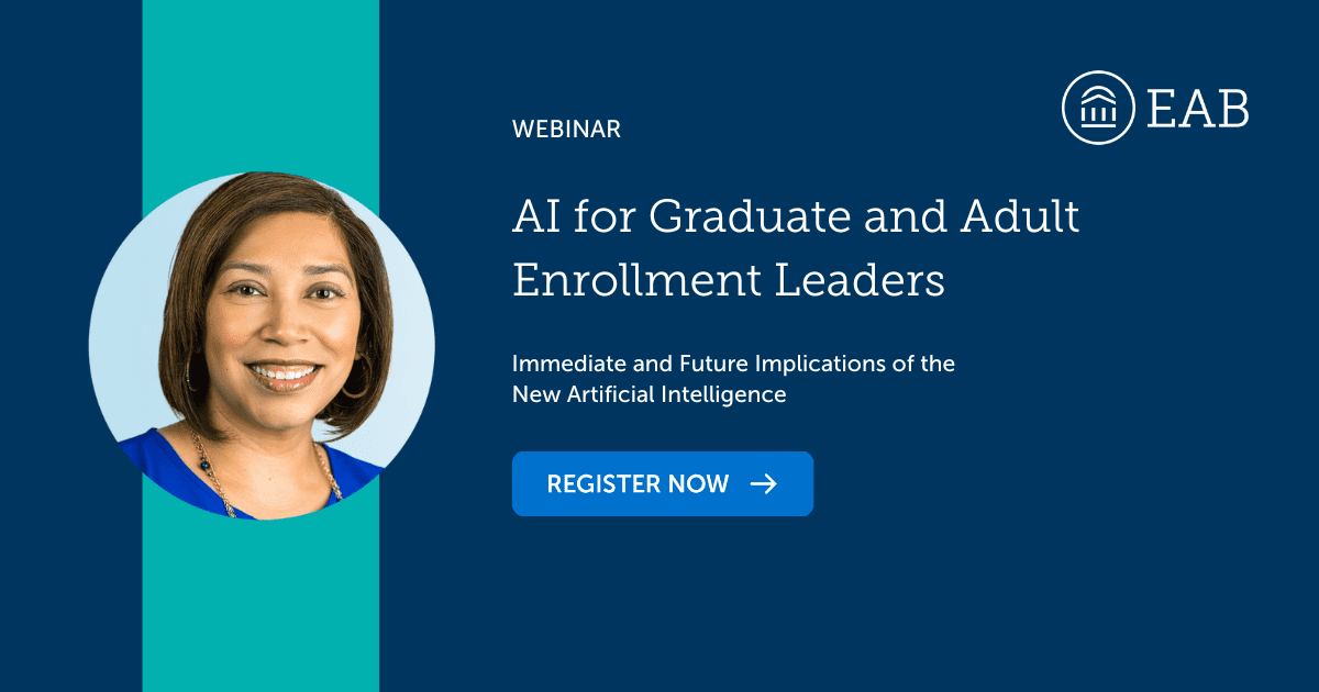 AI for grad and adult enrollment